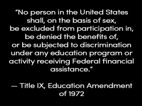 What Title IX Means For My Daughter And Sports - Wilderdad